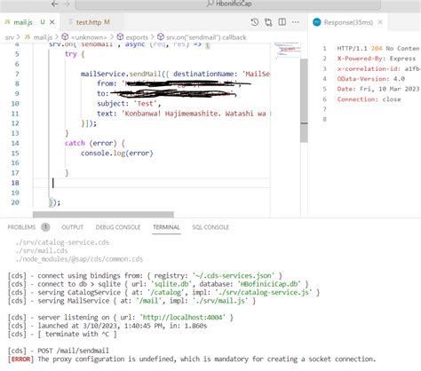 Sap Cloud Sdkmail Client Proxy Configuration Undefined · Issue 3636