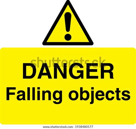 Falling Objects Sign Board Danger Symbol Stock Vector Royalty Free 1938480577 Shutterstock