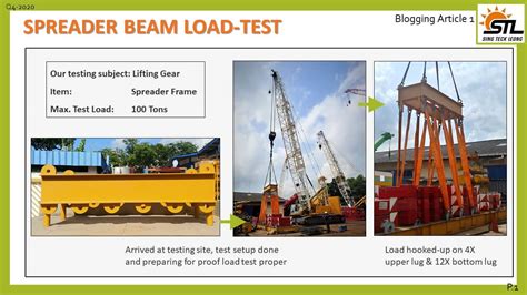 Load Test Spreader Beam