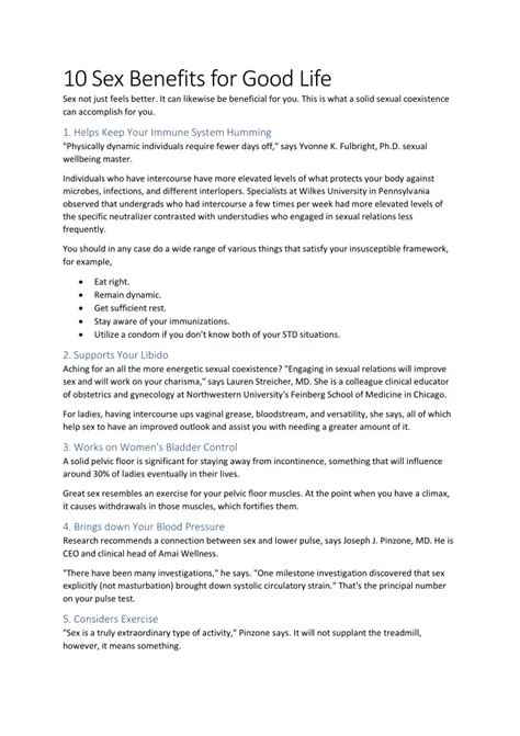 PPT Sex Benefits For Good Life PowerPoint Presentation Free Download ID