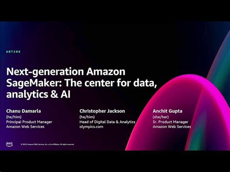 Free Video Next Generation Amazon Sagemaker The Center For Data