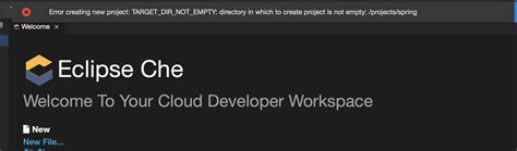 SVT Che Java Spring Projects Not Deleting Issue 310 Eclipse