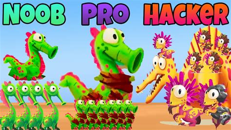 Dino Bash NOOB Vs PRO Vs HACKER YouTube