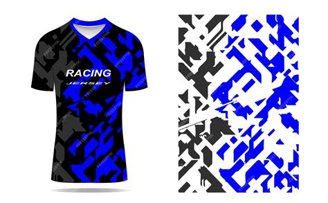 스포츠 티셔츠 디자인 템플릿 축구 저지 레이싱 티셔츠 프리미엄 벡터