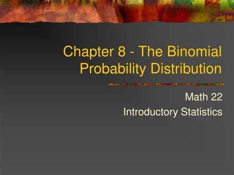 PPT Binomial Probability Distribution In Statistics PowerPoint Presentation ID