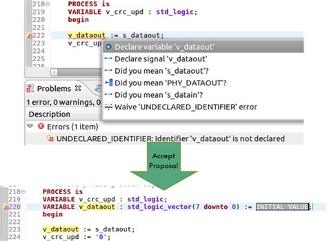 How To Shift Left Vhdl With An Integrated Development Environment