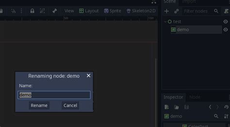 make f2 shortcut for renaming nodes configurable · issue 11496