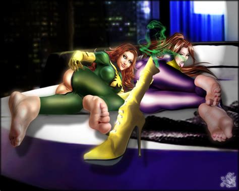 Rule 34 2girls Anus Ass Female Female Only Foot Fetish Human Human Only Jean Grey Kitty Pryde