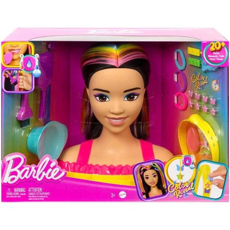 Barbie Deluxe Styling Head With Color Reveal Accessories Hmd81 Barbiepedia