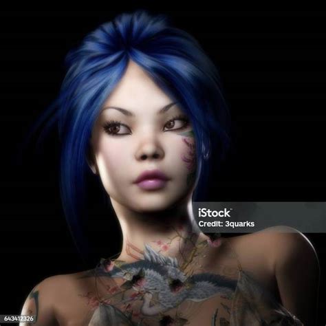 디지털 3 차원 일러스트 레이 션 판타지의 3d 렌더링 메이크업 화장품에 대한 스톡 벡터 아트 및 기타 이미지 메이크업 화장품 비현실적 사람들 Istock