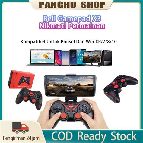 Panghu Gamepad Mobile Legends Stik Stick Android X3 Bluetooth Wireless Controller Gamepad