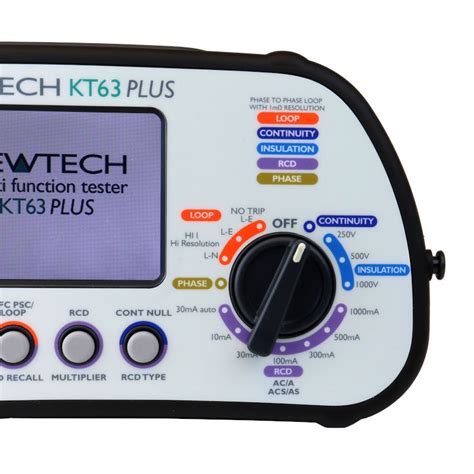 Kewtech KT63 PLUS Multifunction Tester Test4Less