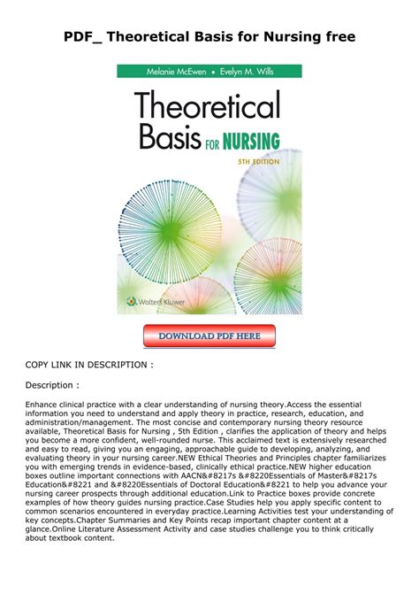 Pdf Theoretical Basis For Nursing Free