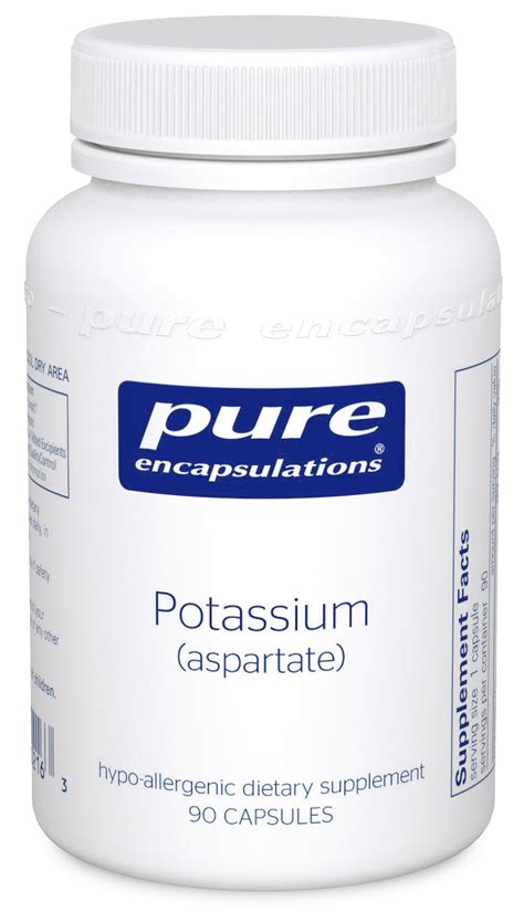 Pure Encapsulations Potassium Aspartate
