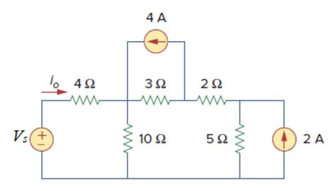 Solved Given The Circuit In The Figure Use Superposition To Chegg
