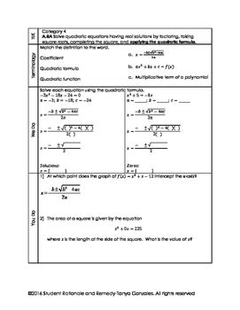 Applying The Quadratic Formula By Babe Rationale And Remedy TPT
