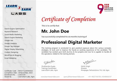 Digital Marketing Course In Agra Learn2Earn Labs