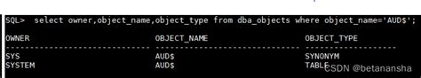 Oracle 11201审计表aud清理，以及迁移审计表空间truncate Table Sysaud Csdn博客
