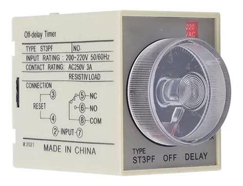 Timer Delay Timer Relay Berm Power Off Knob Control Timing H Parcelamento Sem Juros
