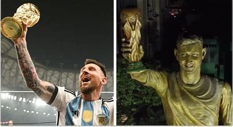 Messi Statue