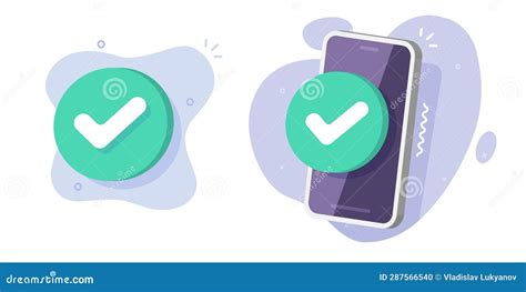 Cell Phone Check Mark 3d Icon Vector Graphic Checkmark Tick Confirm Cell Phone Check Mark 3d Icon Vector Graphic Checkmark Tick Confirm