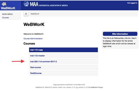 Webwork Canvas Set Up Instructions Mathematics And Statistics