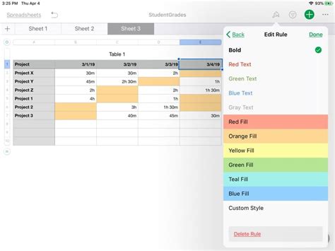 Conditional Formatting In Numbers On Ipad A Complete Guide Appletoolbox