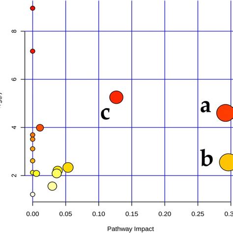 Metabolome View Map Showing The Matched Pathways According To The