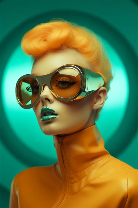 Retro Futuristic Glasses Comic Face Creative Portraits Glasses Fashion