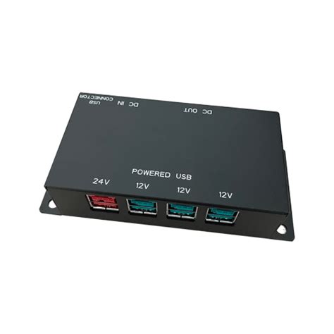 Pu 490ext Posiflex External Box With 1x24v And 3 X 12v Power