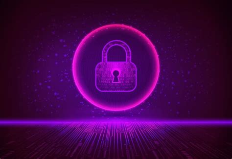 Premium Vector Padlock Digital Security