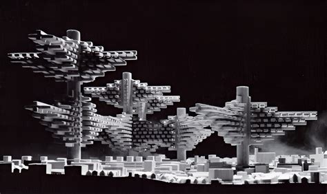 Architecture Lab Magazine Kenzo Tanges Concept Model For The Shizuoka Press And Broadcasting