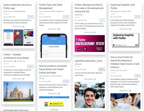 Flutter X A Searchable List Of Flutter Resources Rflutterdev