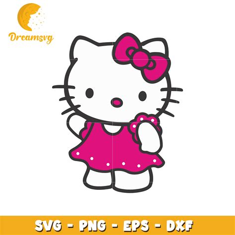 Hello Kitty Svg Cut File Dreamsvg Store