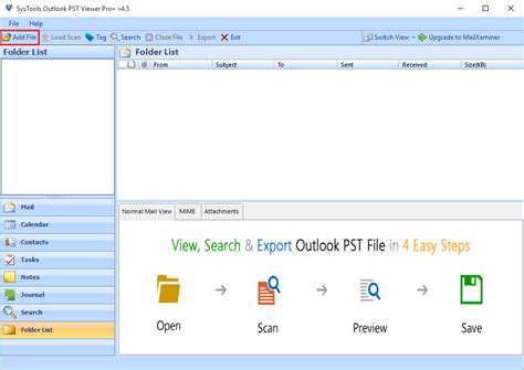 Extract Emails From PST File Without Outlook Open Export Data File