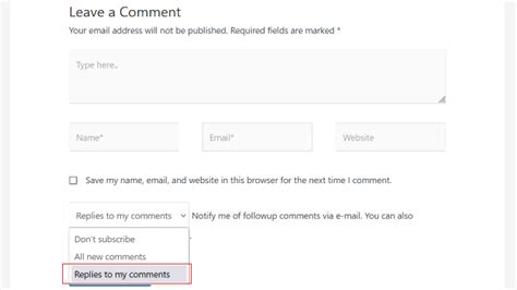 How To Notify Users Only On Replies To Their WordPress Comments