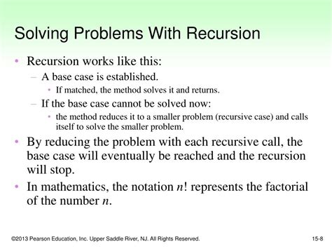 Ppt Chapter 15 Recursion Powerpoint Presentation Free Download Id