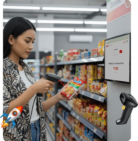 Beepos Price Checker Pelanggan Cek Harga Barang Sendiri