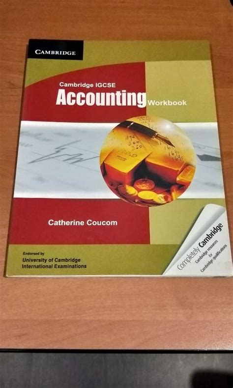 Cambridge Igcse Accounting Workbook Catherine Coucom Hobbies And Toys Books And Magazines