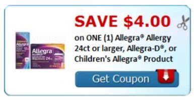Allegra Allergy Coupons Best Sales And Cheap Deals On Allergy Products