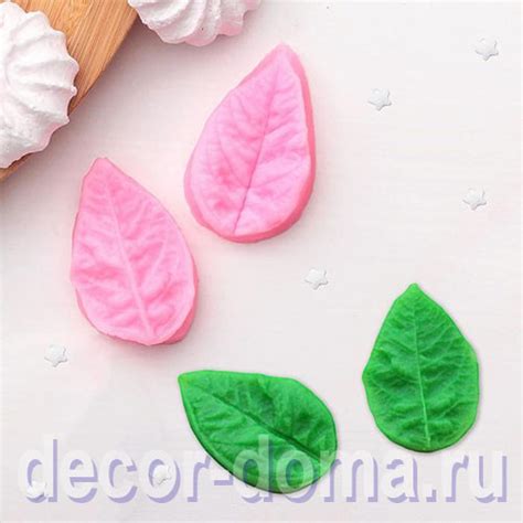 Лист дерева, молд силиконовый, 4 х 2,5 см, форма, для заливки, для ...