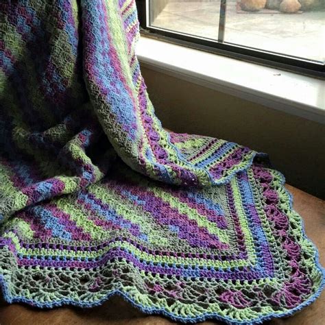 Border On A Corner To Corner Afghan Corner To Corner Crochet Afghan