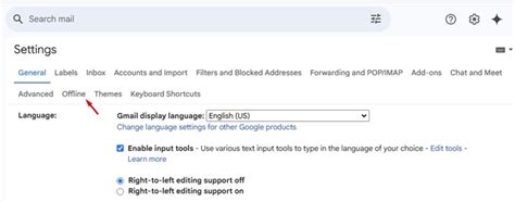 How To Enable The Gmail Offline Mode