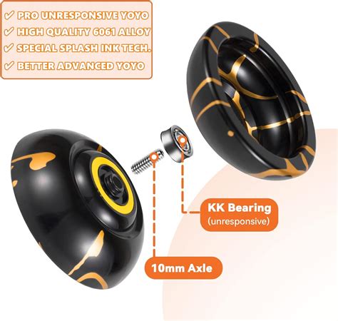 Buy Magicyoyo Professional Unresponsive Yoyo N11andy03 Yoyo 2 Pack Pro Yoyo Alloy Metal Yoyo For