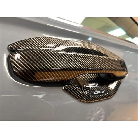 九七八汽車精品 本田 Honda 23款 Crv6 6代 專用 水轉卡夢 門碗 拉手 防刮 5d樣式 蝦皮購物