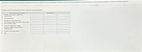 Solved Complete Only The Necessary Input Boxes Leave Any