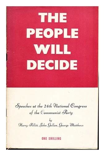 Pollitt Harry Gollan John Matthews George The Communist Party The