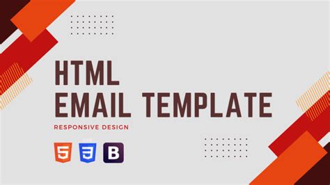 Design Professional Html Email Template By Saeedahmed017 Fiverr