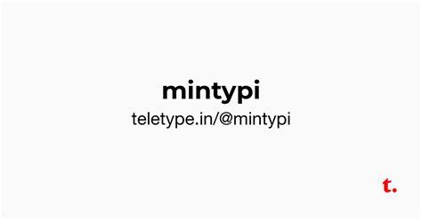 Mintypi — Teletype