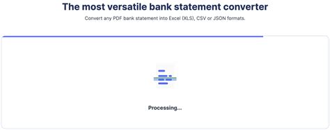 Convert Your Bank Statements To JSON